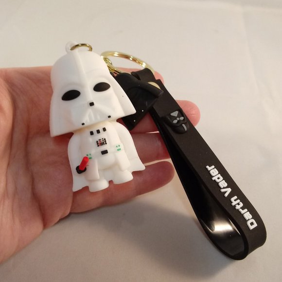 Accessories | Darth Vader White Night Star Wars Key Chain Key Ring ...